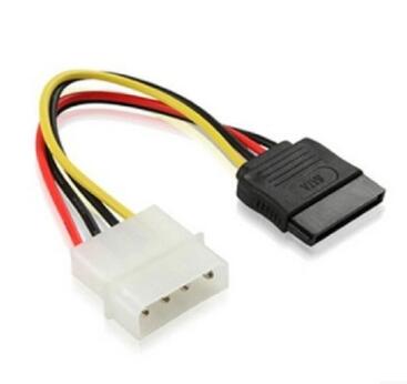 Molex To Sata Power Adapter 4 Pin To 15 Pin SATA Power Adapter Cable ...